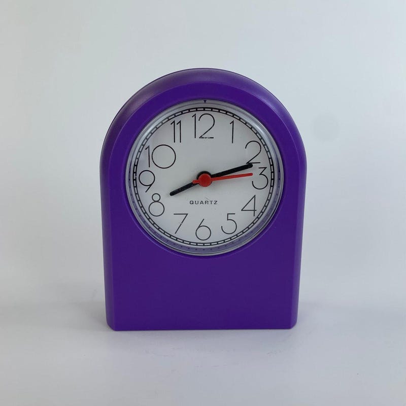 Purple Clock - Etsy