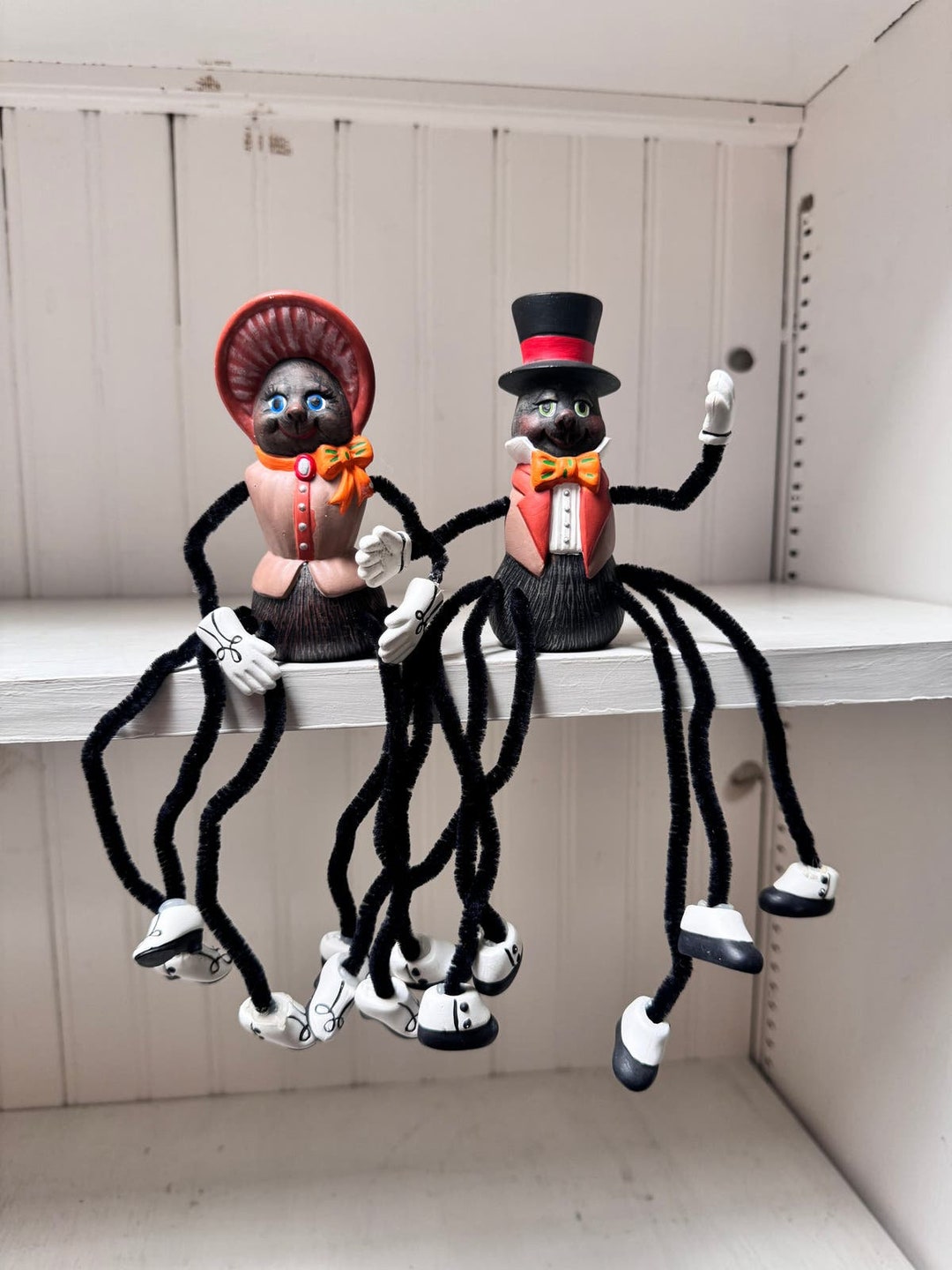 VTG Anthropomorphic Ant Couple With Pipe Cleaner Limbs Weird Kitsch ...