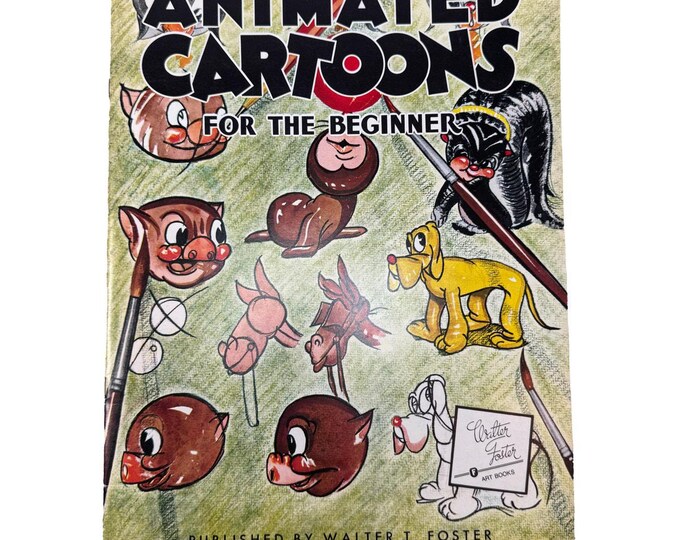 Vintage Magazine - Walter T. Foster Art Book - Animated Cartoons for ...