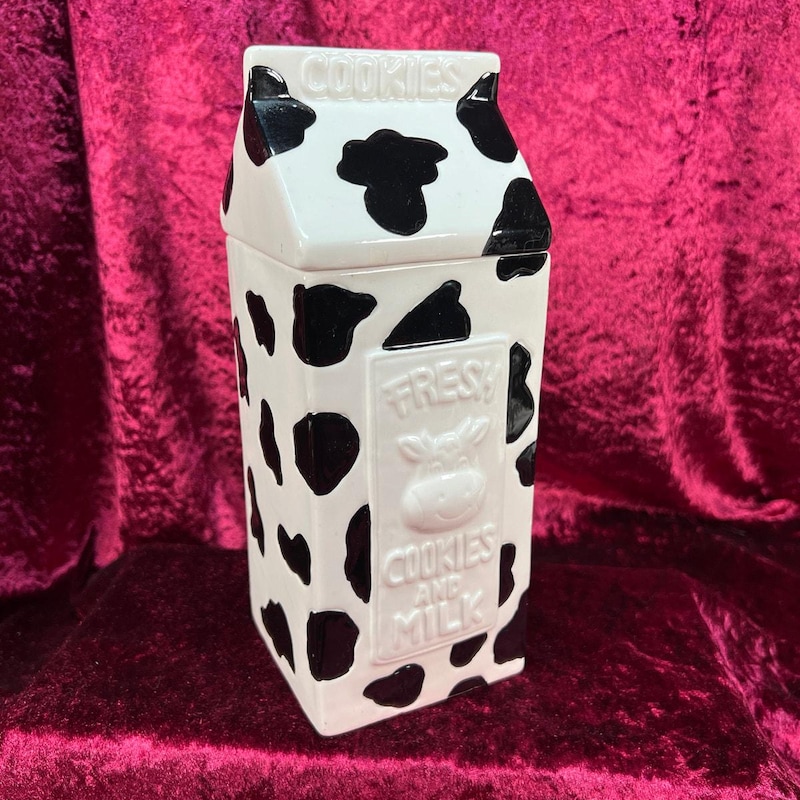 Vintage Cookie Jars Cows - Etsy