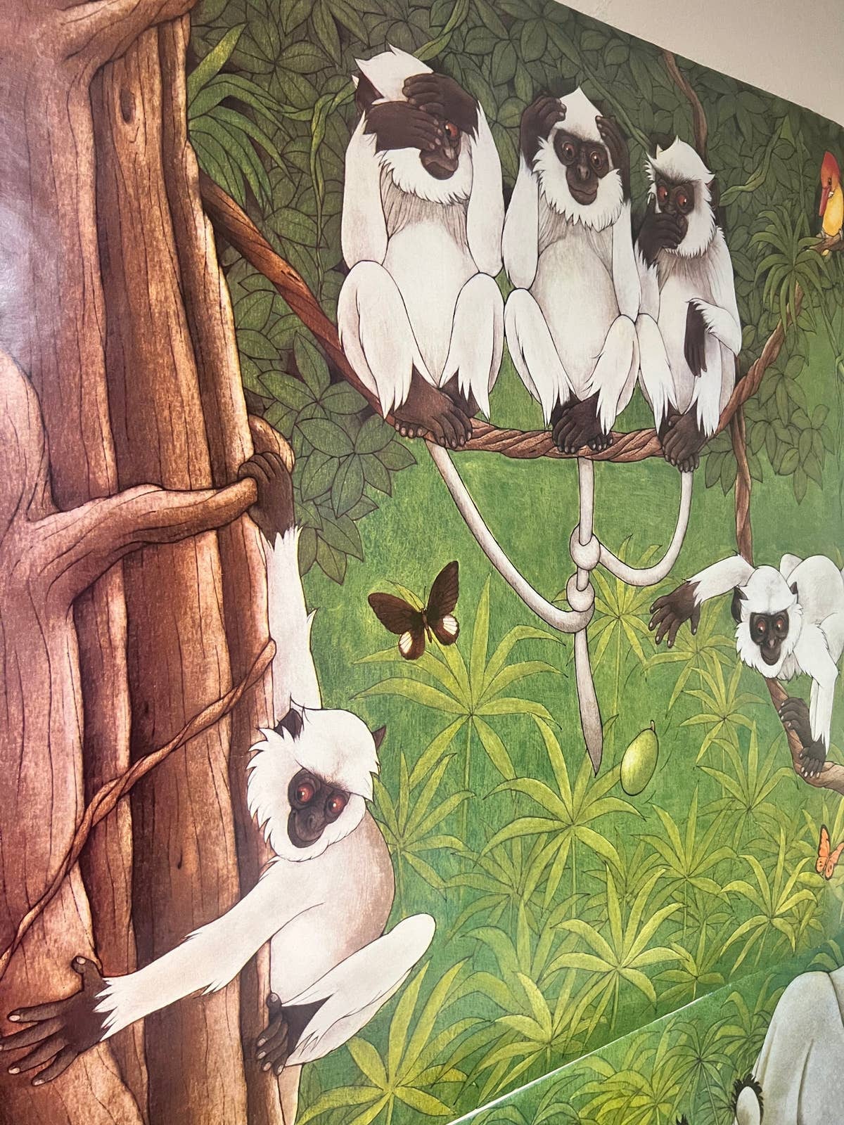 Vintage Giant le Jungle 4 Panel Poster Printed in Germany - Etsy