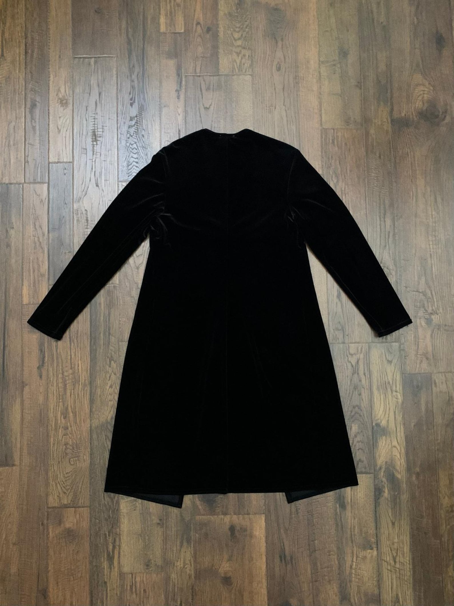 Vintage 1990s Clothing - Vampy Black Shift Dress & Duster Cardigan ...