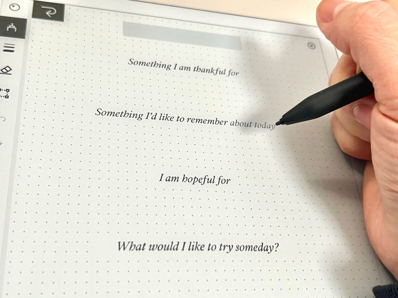 Remarkable 2 Template Growth Journal Self Care Mindfulness - Etsy