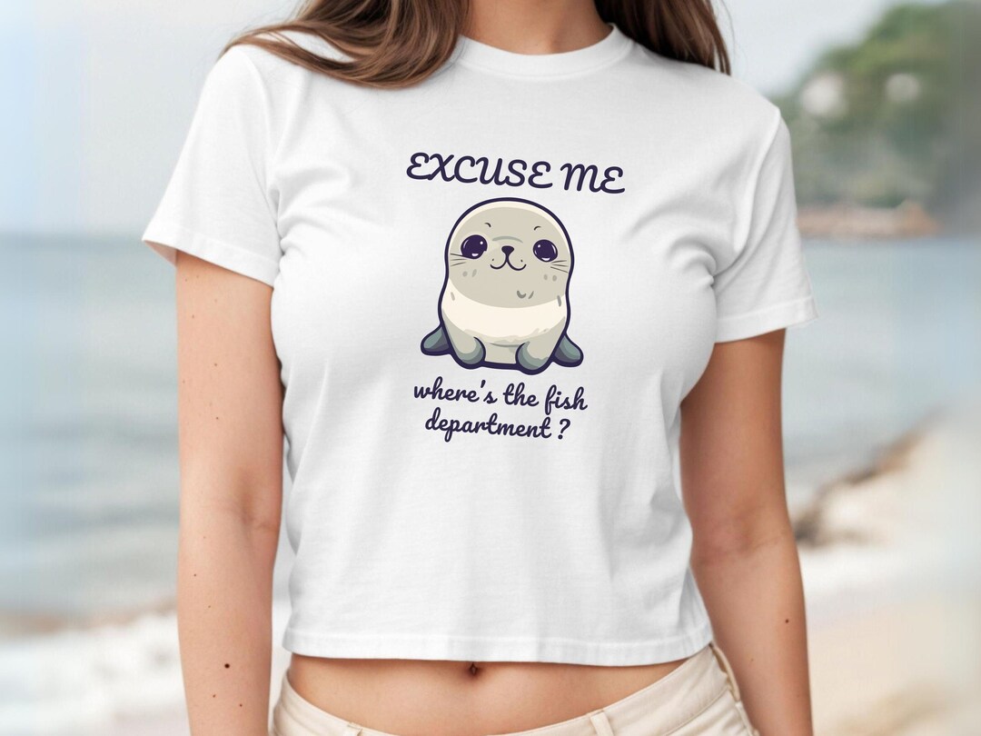 Cute Seal Baby Tee, Cute Kidcore Clothes, Cutecore Ocean Animal Lover ...