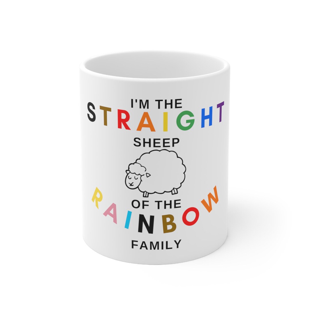 LGBTQIA i'm STRAIGHT Sheep of the Rainbow - Etsy