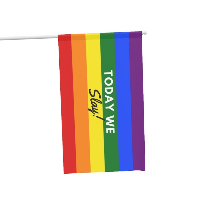 LGBTQ today We Slay House Flag / Banner 36x60 - Etsy