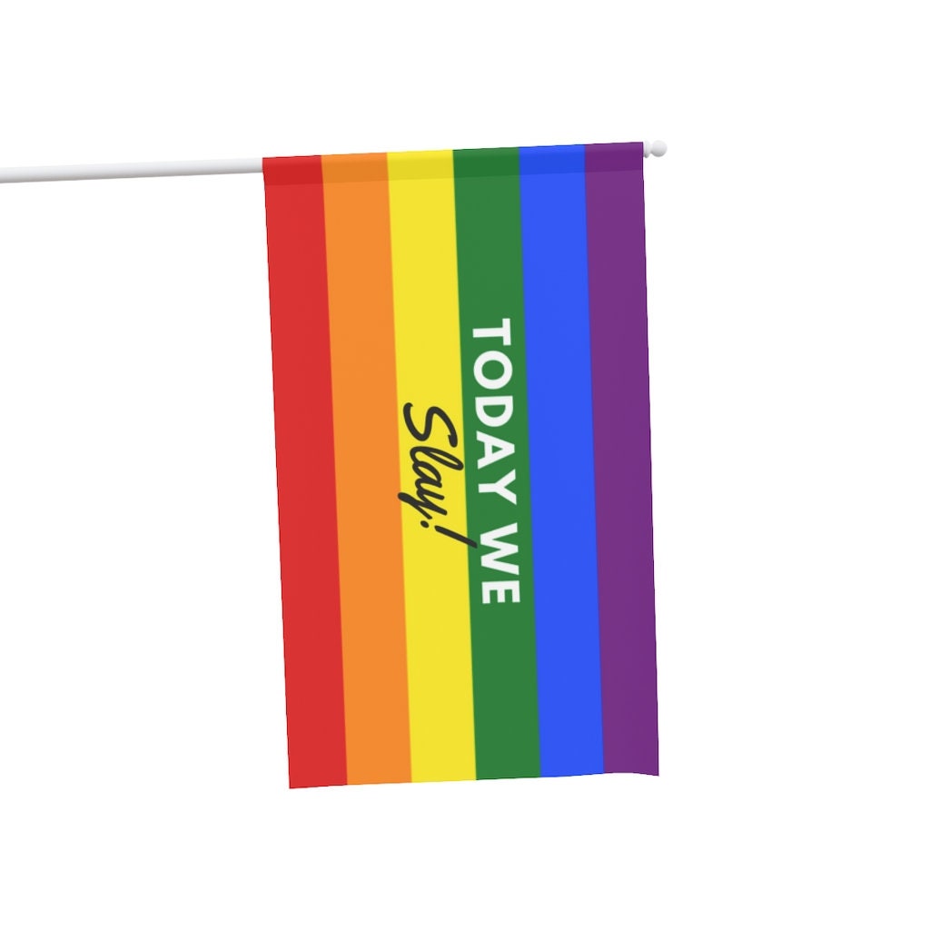 LGBTQ "today We Slay!" House Flag / Banner 36"x60" - Etsy