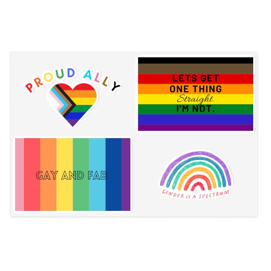 LGBTQIA Sticker Sheet 6x4 - Etsy