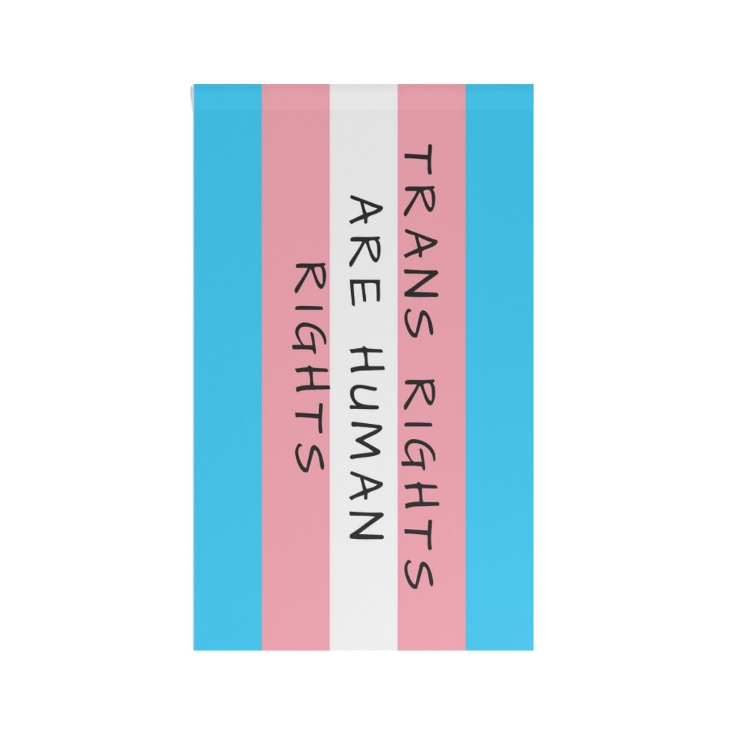 LGBTQIA trans Rights Are Human Rights House Flag / Banner 36x60 - Etsy