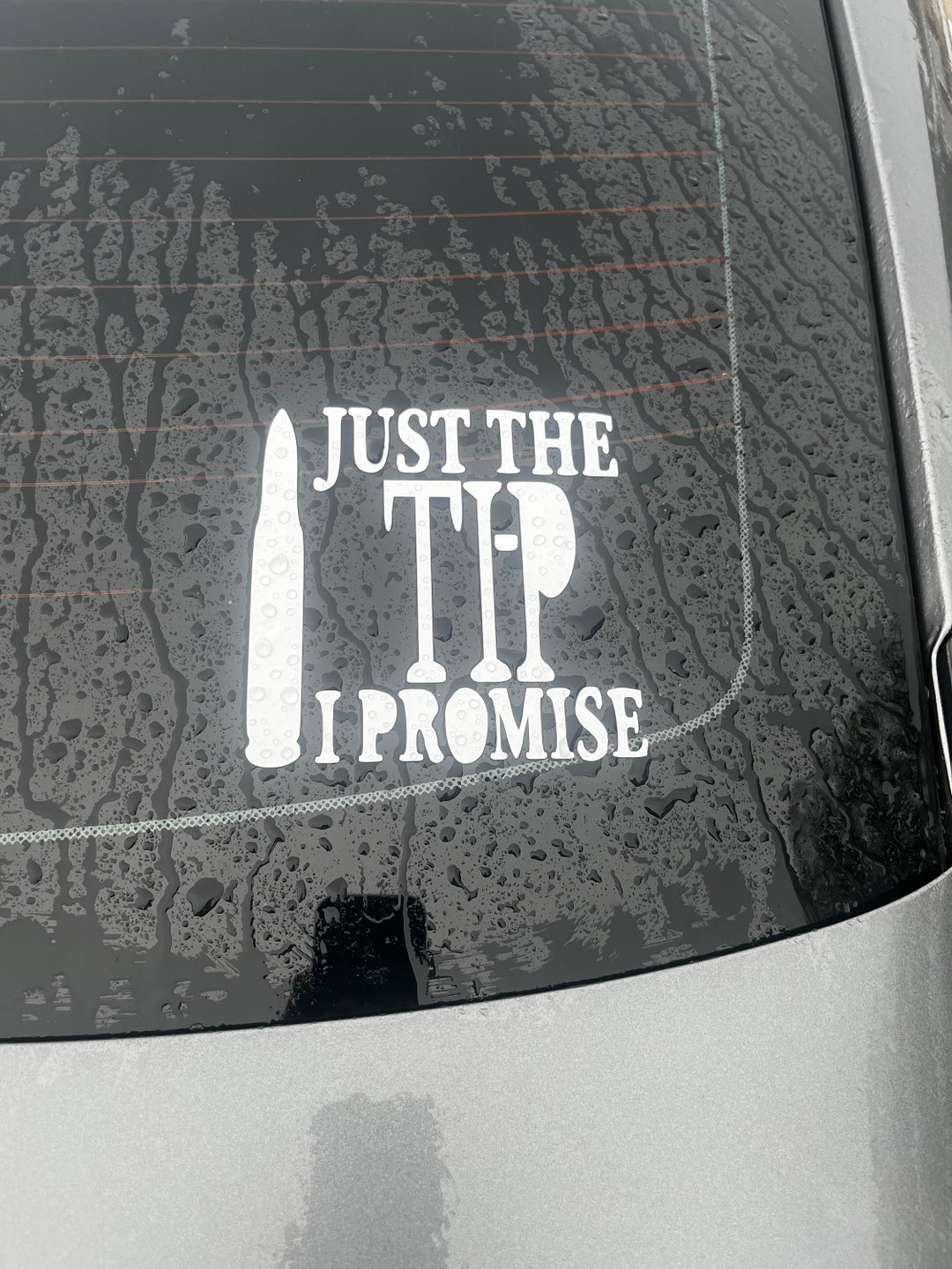 Just the Tip Car Decal 5x5 - Etsy