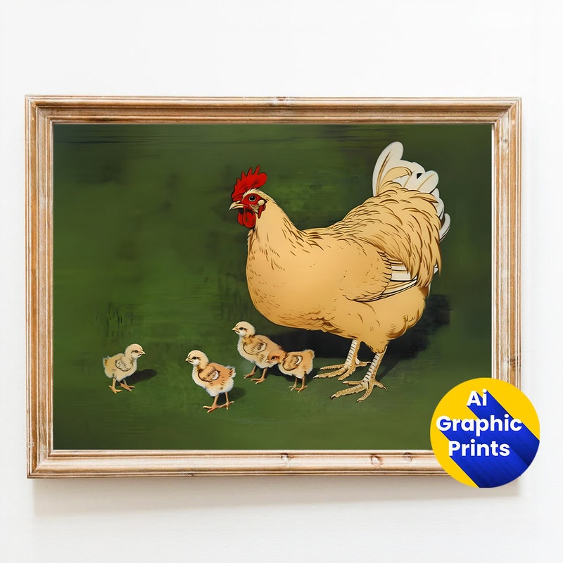 Chicken Wall Art - Etsy