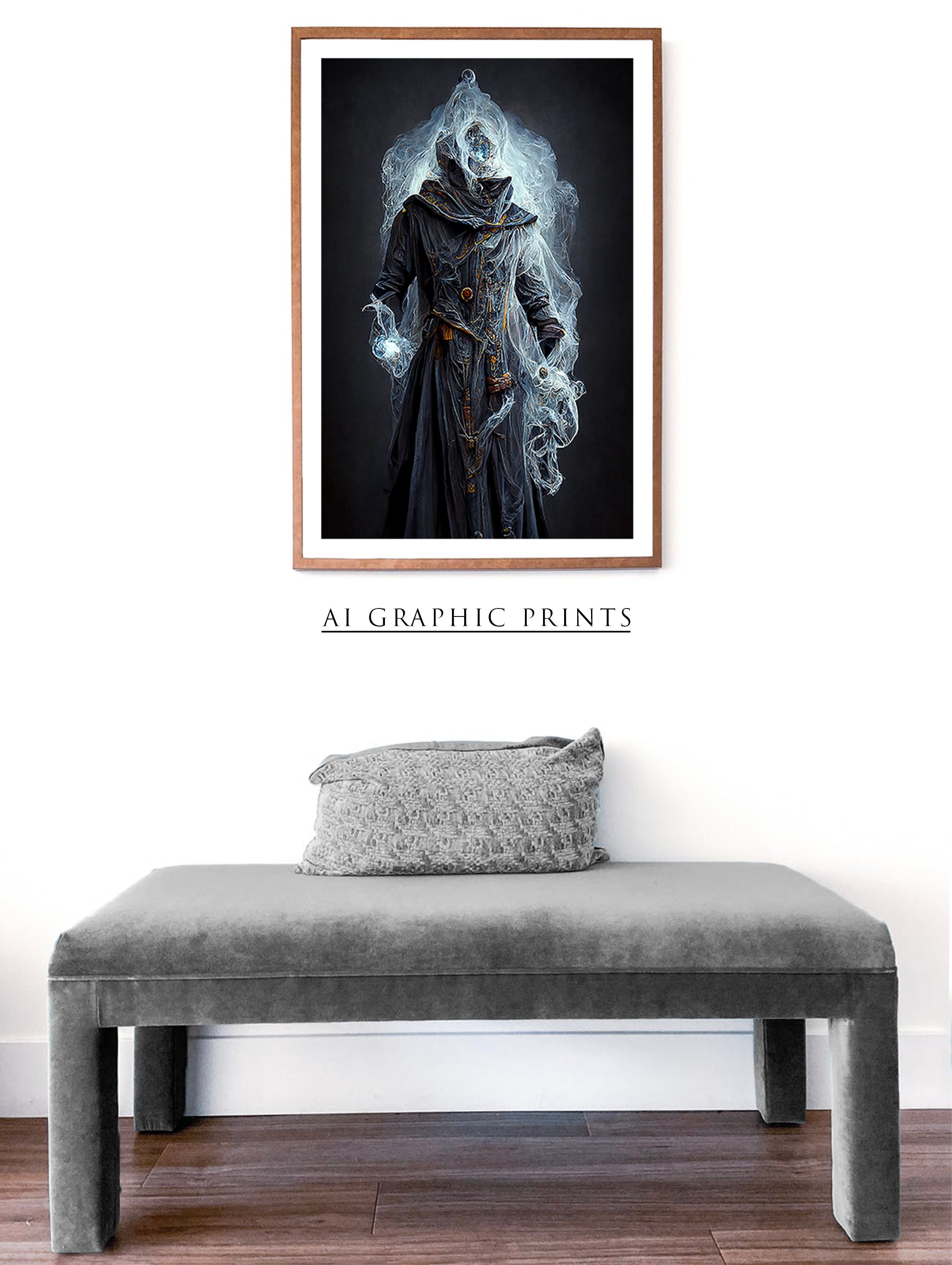 Ghost Sorceress Surreal Art, Surreal Art Print, Fantasy Wall Art ...