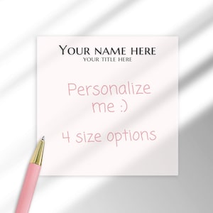 Personalized Post-it® Note Pads, Custom Sticky Notes, Office Stationery ...