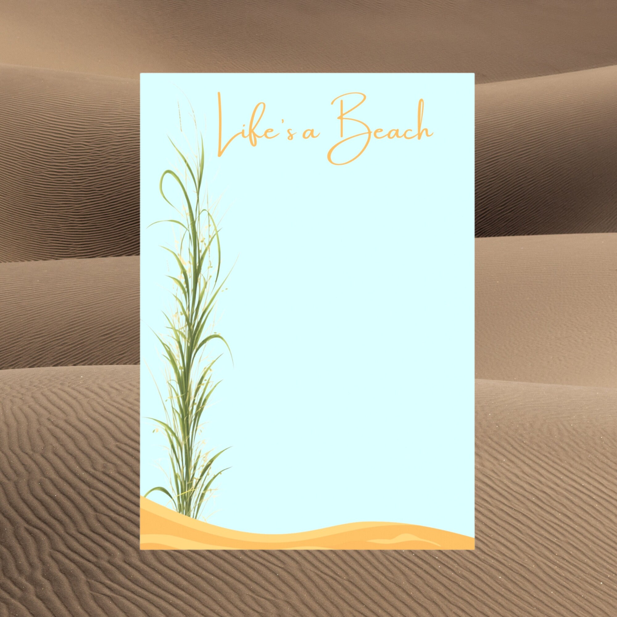 Life's a Beach Post-it® Notes, Aesthetic Sticky Notes, Office School ...