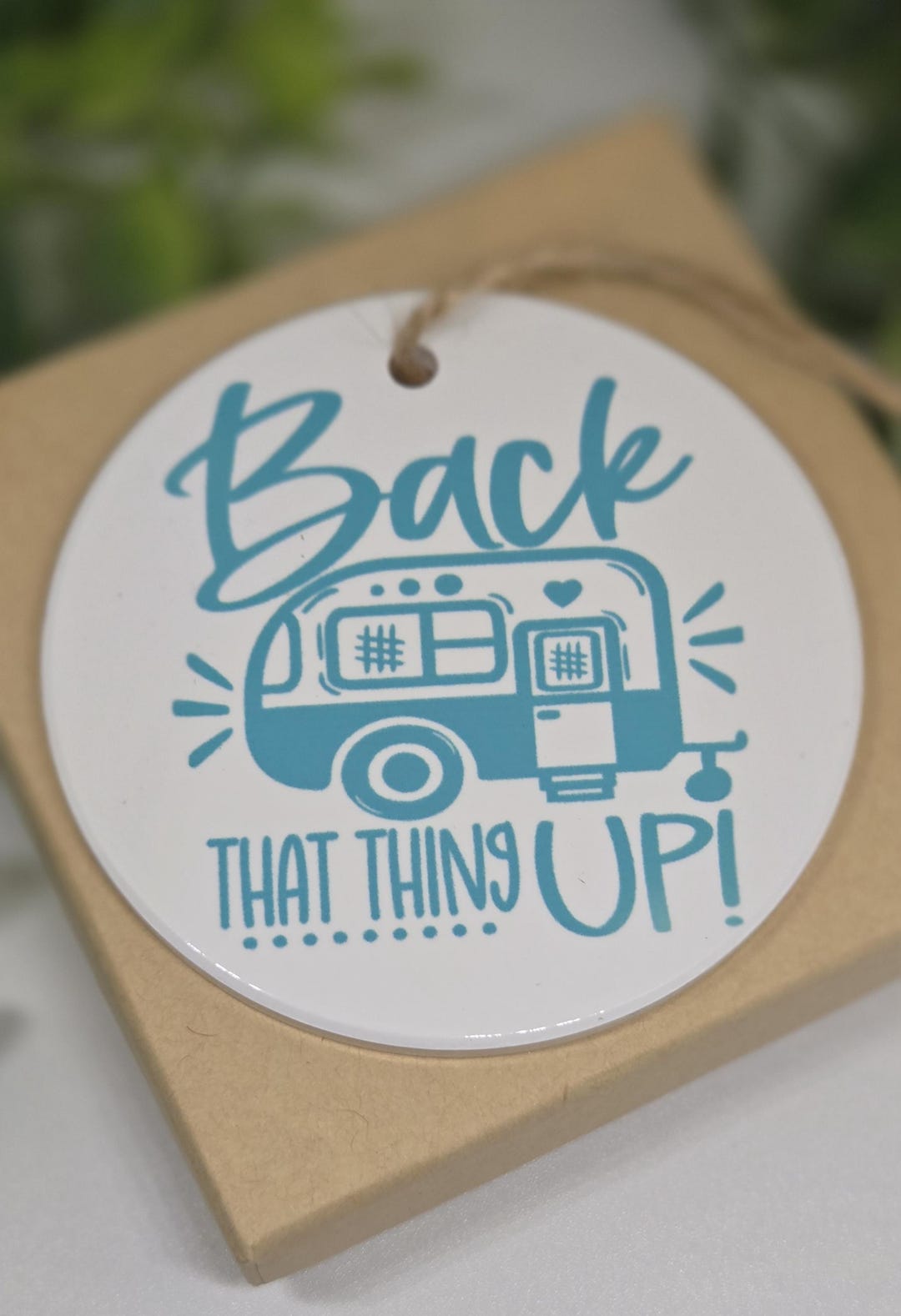 Camping Ornament | "back That Thing Up" RV Christmas Gift - Camper Gift ...