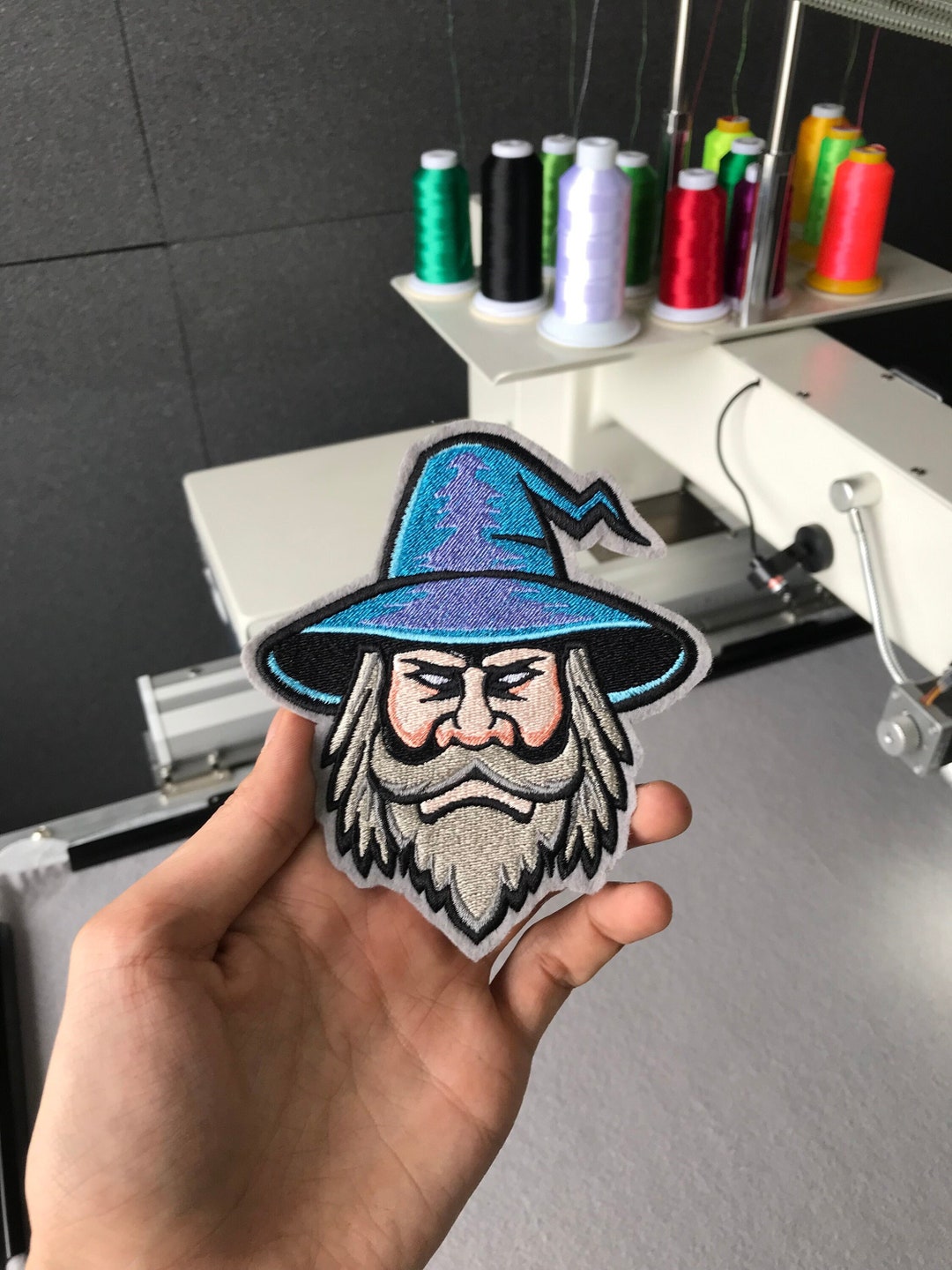 Magic Wizard Patch - Etsy UK