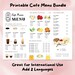 Cafe Coffee Menu Board Templates, Tea Menu, Minimalistic Simple Coffee ...