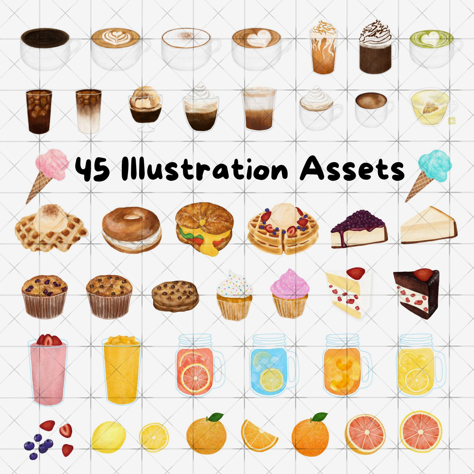 Printable Cafe Coffee Menu Bundle Templates, Minimalistic Simple Coffee ...