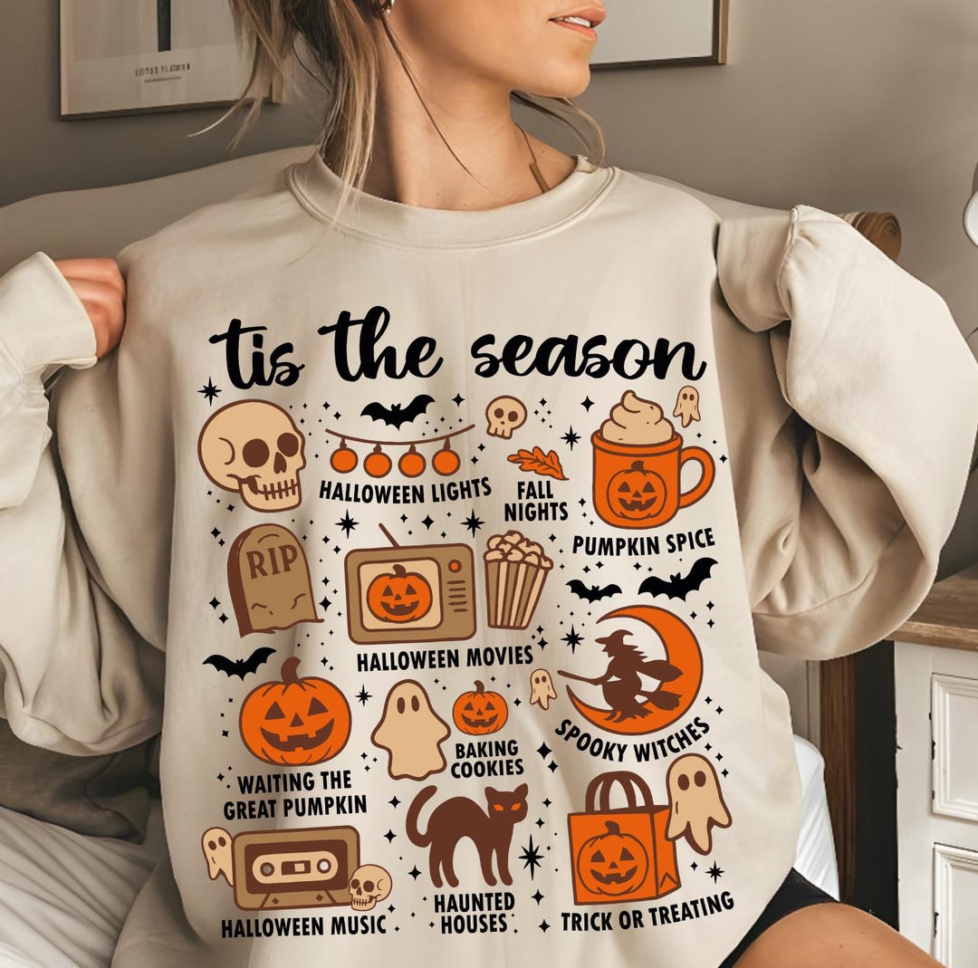 Retro Halloween Ghost PNG: Boho Spooky Vibes (digital Download - Etsy