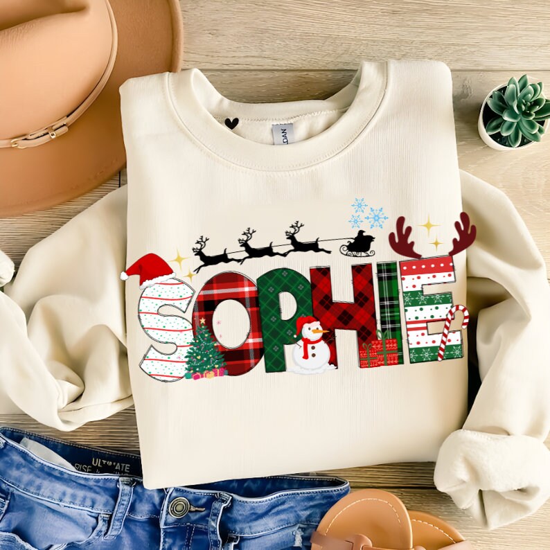 Christmas Clip Art + Doodle Letters BUNDLE and Numbers, Uppercase ...