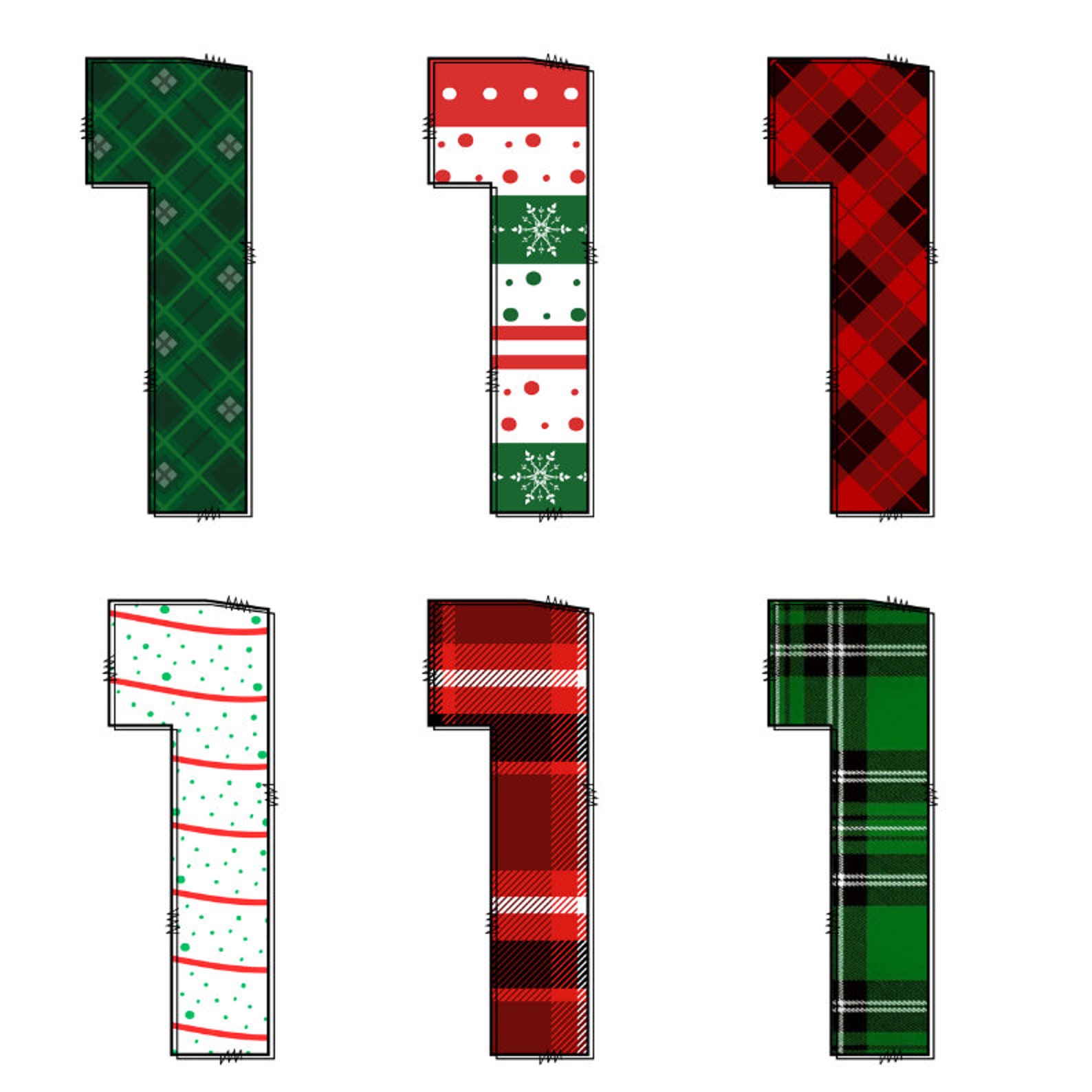 Christmas Clip Art + Doodle Letters BUNDLE and Numbers, Uppercase ...