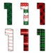 Christmas Clip Art + Doodle Letters BUNDLE and Numbers, Uppercase ...