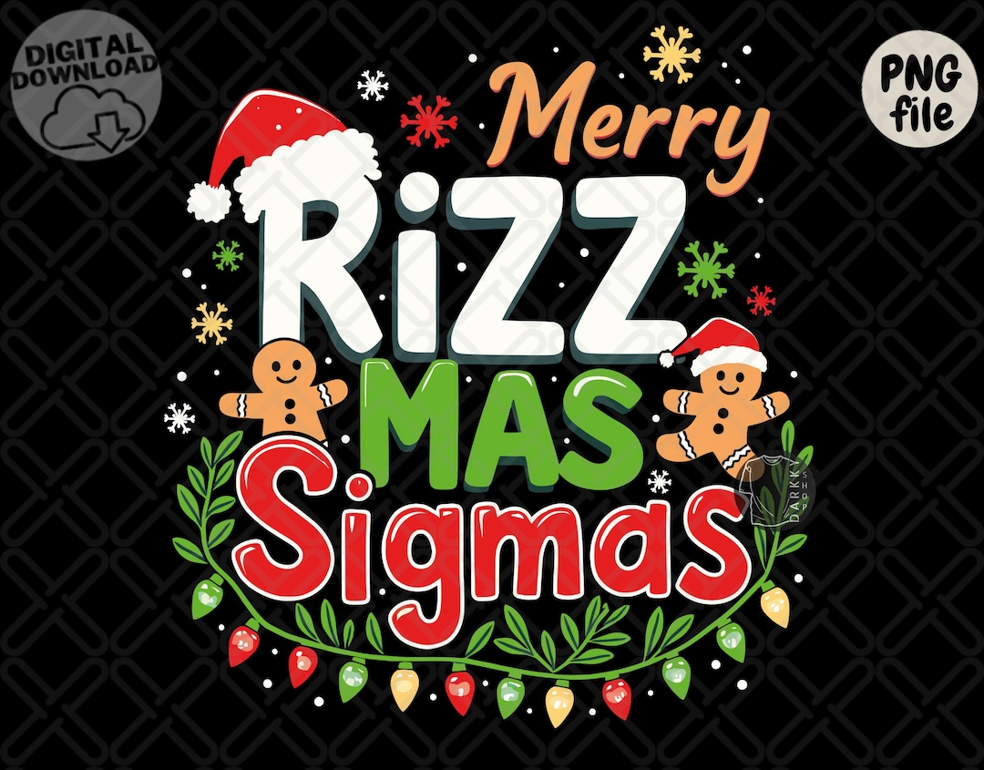 Merry Rizz Mas Sigmas Santa Png,sigma Hat Santa SVG Rizzmas Santa Png ...