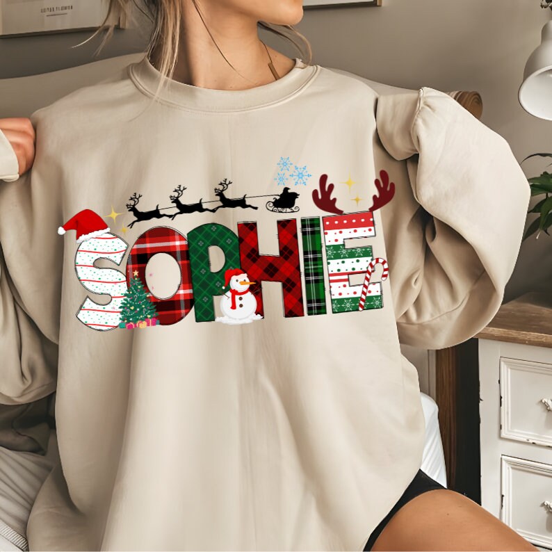 Christmas Clip Art + Doodle Letters BUNDLE and Numbers, Uppercase ...