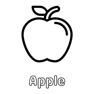 Printable Fruit Coloring Pages 10-count - Etsy