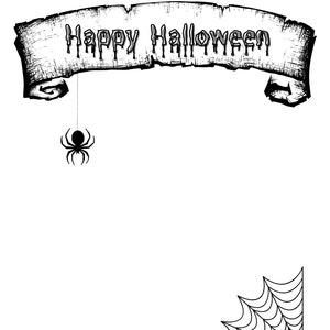 Printable Color & Draw Halloween Pages 4-count - Etsy
