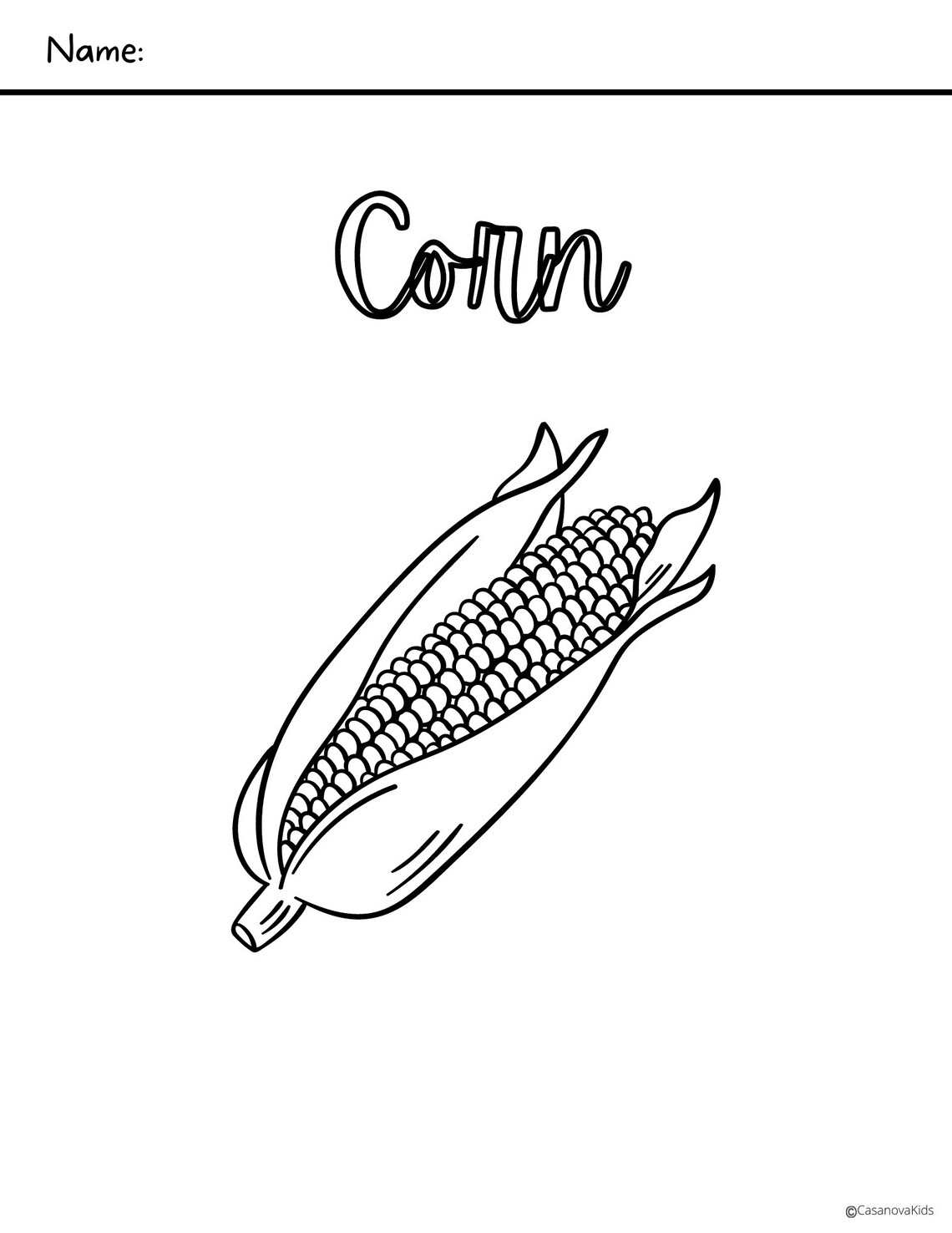 Thanksgiving Printable Coloring Pages 5-count - Etsy