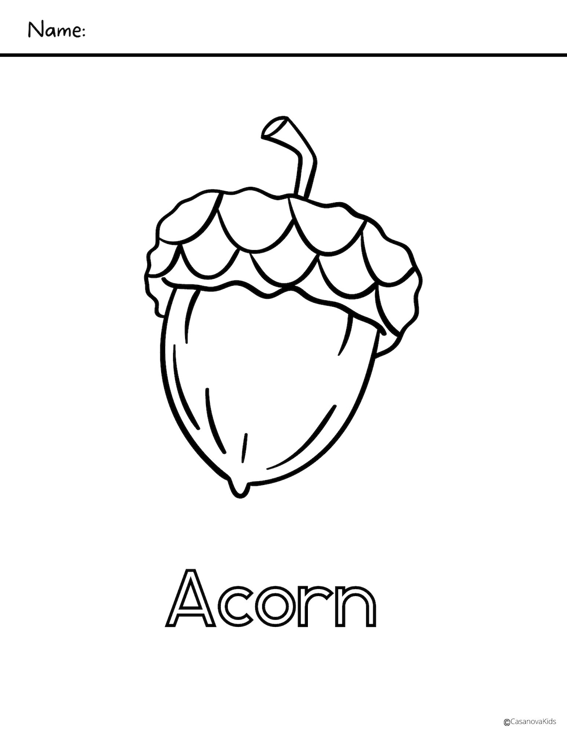 Printable Fall Coloring Pages for Kids 6-count - Etsy
