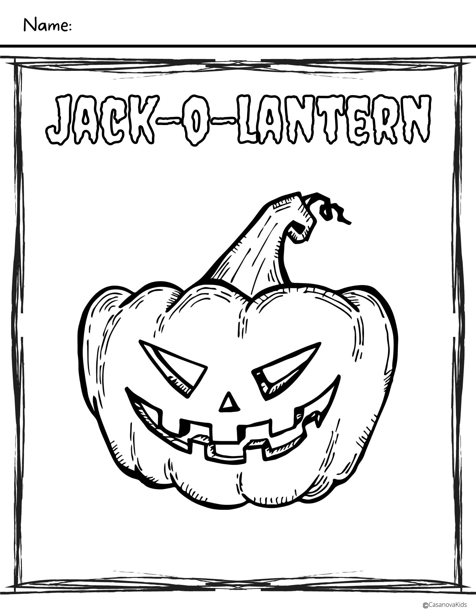 8 Printable Halloween Coloring Pages + 4 Halloween Activity Pages ...
