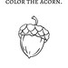 4 Printable Fall Acorn Activity Pages - Etsy