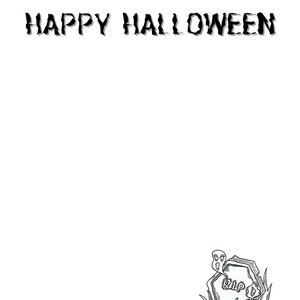 Printable Color & Draw Halloween Pages 4-count - Etsy
