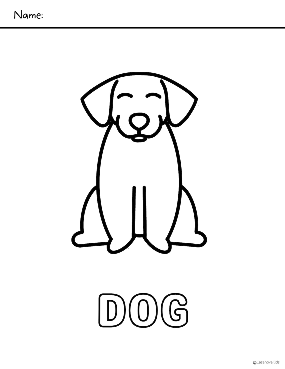 Printable Animal Coloring Pages 6-count - Etsy