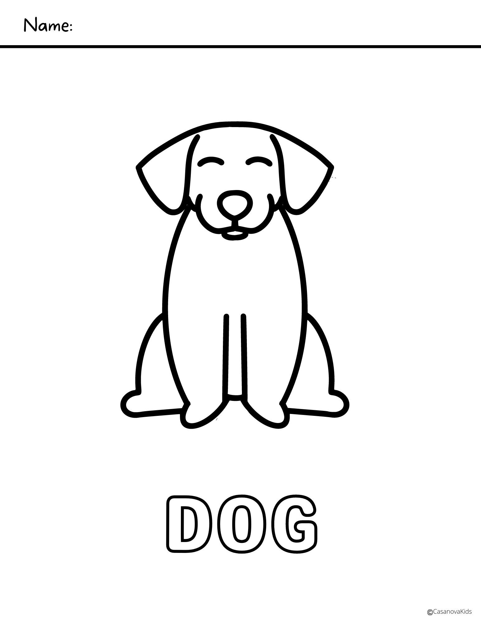 Printable Animal Coloring Pages 6-count - Etsy