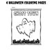 Printable Halloween Coloring Pages 8-count - Etsy