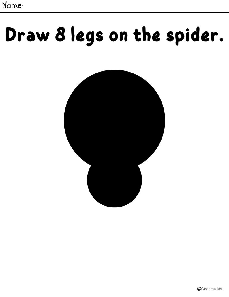 3 Printable Halloween Spider Activity Packet - Etsy