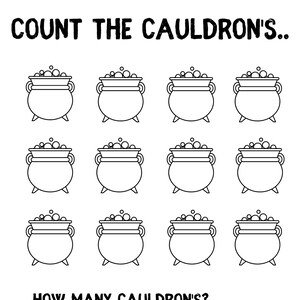 3 Printable Halloween Activity Pages - Etsy