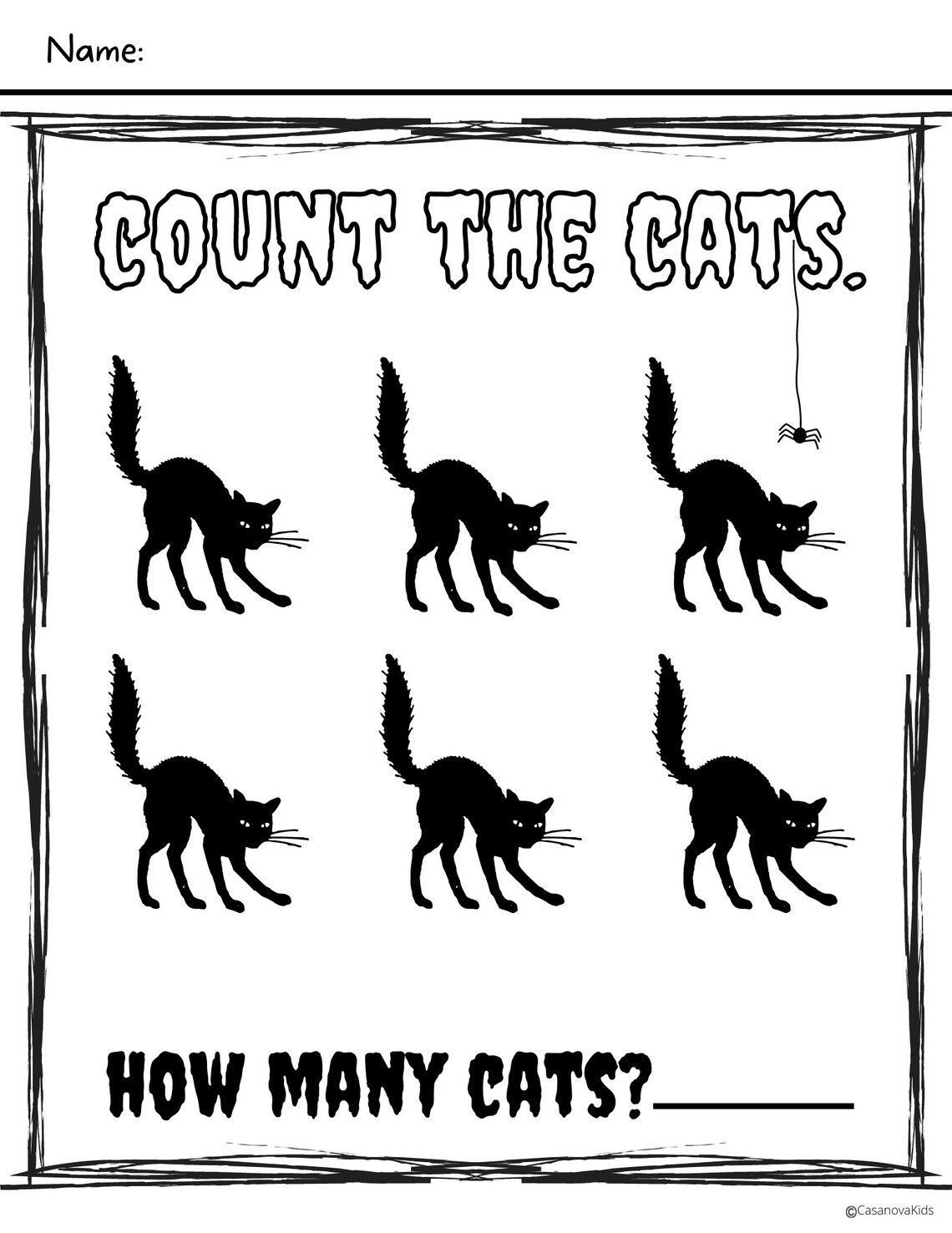 8 Printable Halloween Coloring Pages 4 Halloween Activity Pages total ...