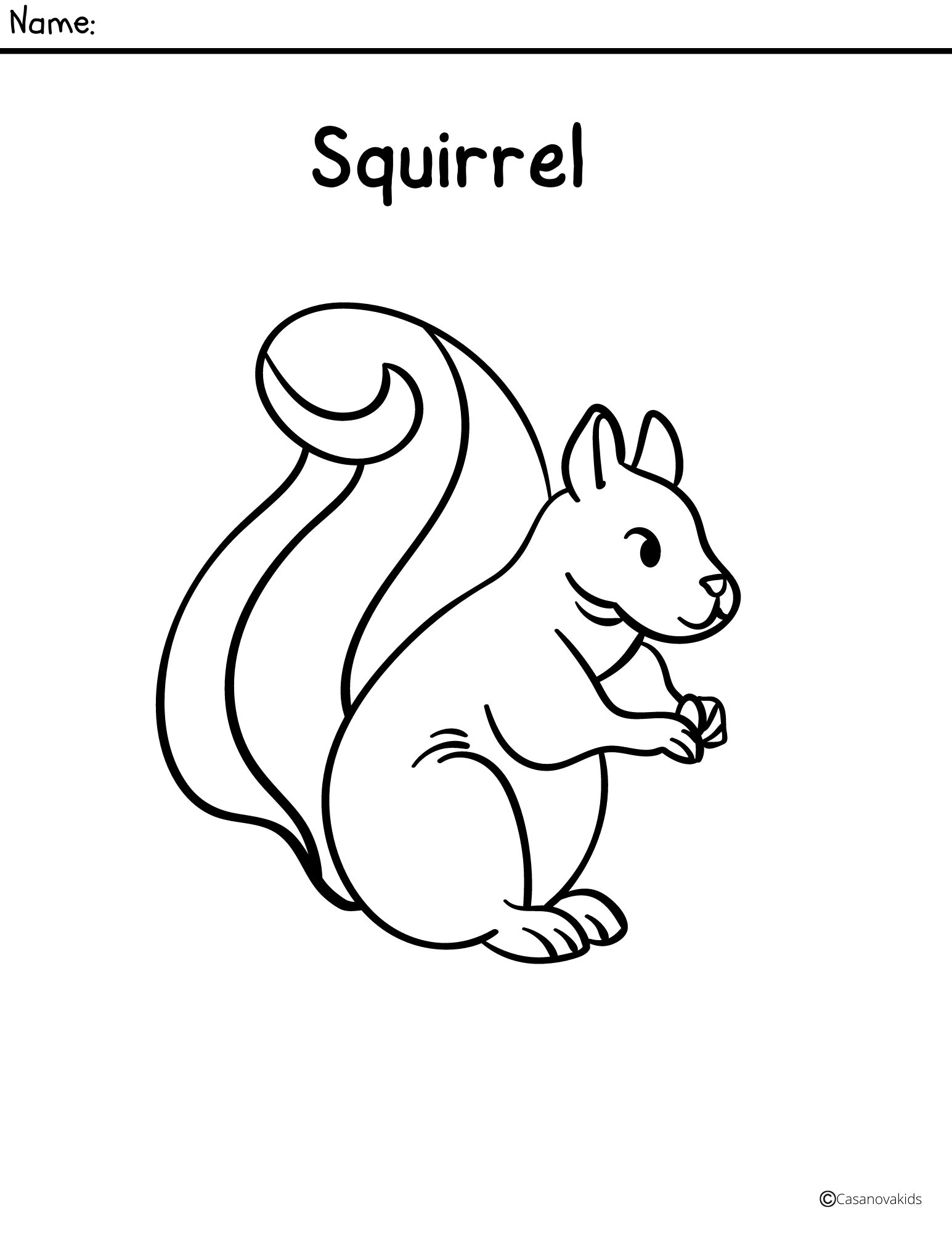 4 Fall Animal Coloring Printable Pages - Etsy