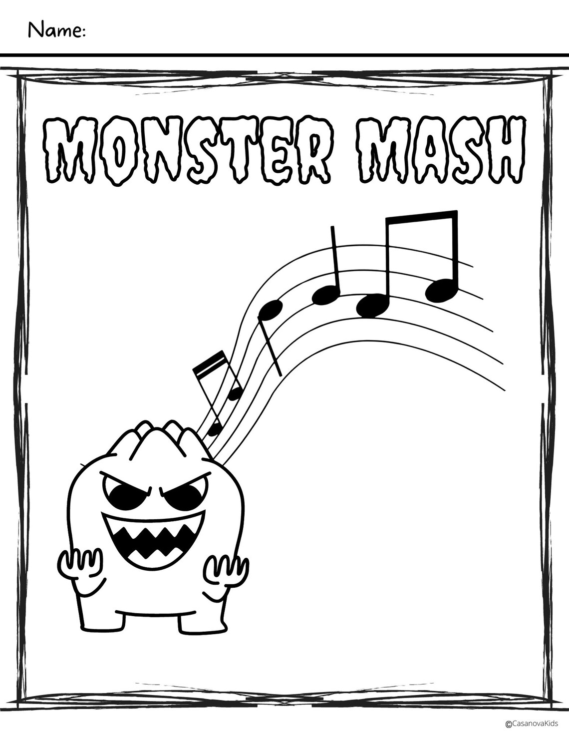 Printable Halloween Coloring Pages 8-count - Etsy