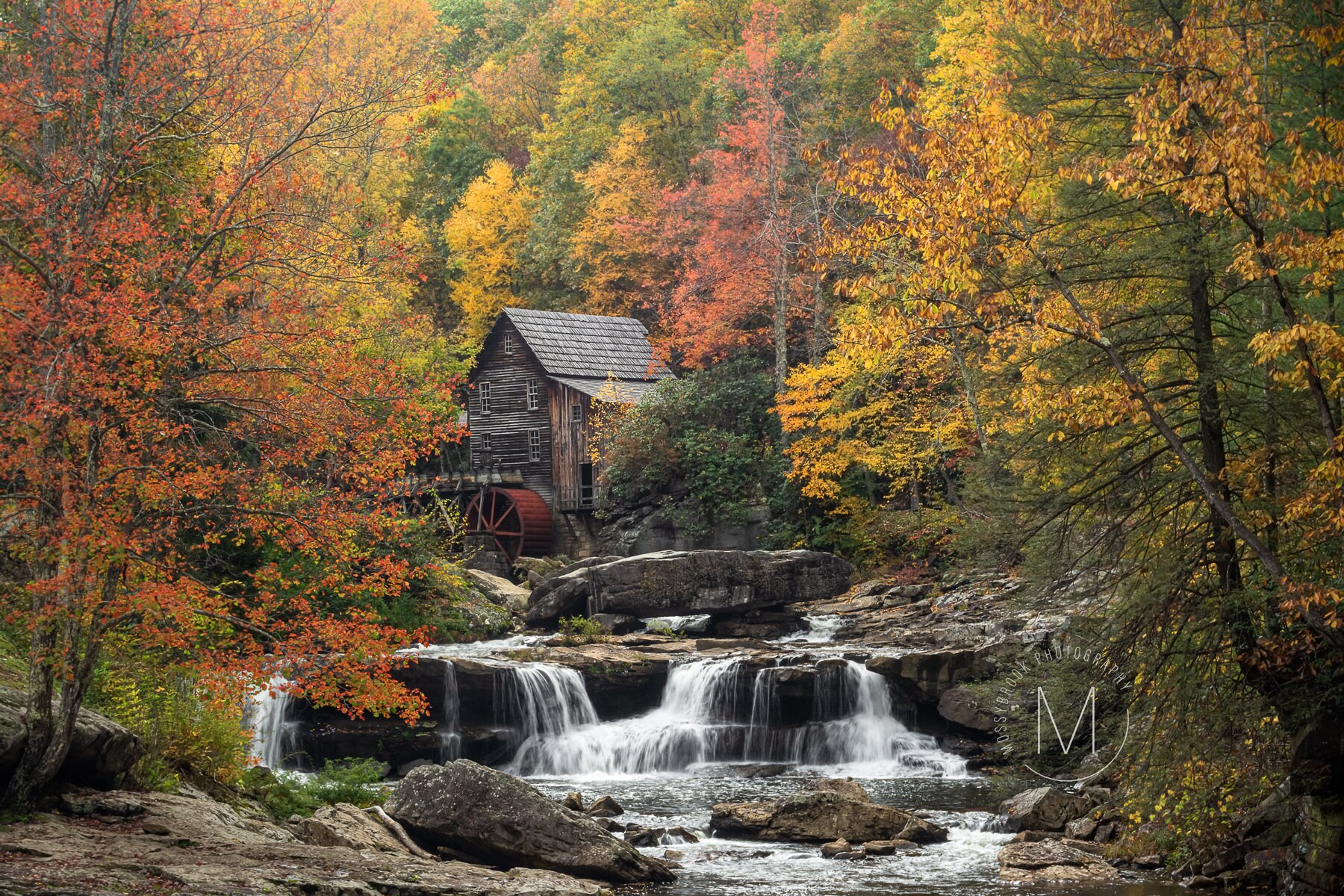 Wv Grist Mill Waterfall 2+ Thousand Glade Creek Royalty Free Images,