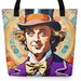 Einstein Tote Bag Albert Einstein Carryall Science Gift Original Art ...