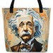 Einstein Tote Bag | Albert Einstein | Carryall | Science Gift ...