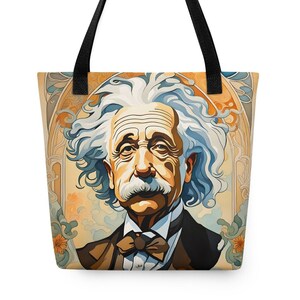Einstein Tote Bag | Albert Einstein | Carryall | Science Gift ...