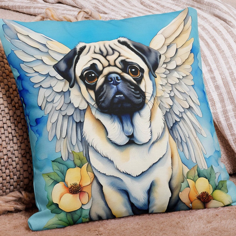 Pug Pillow - Etsy