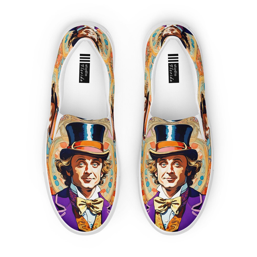 Willy Wonka | Women’s Slip-on Canvas Shoes | Gene Wilder | Original ...