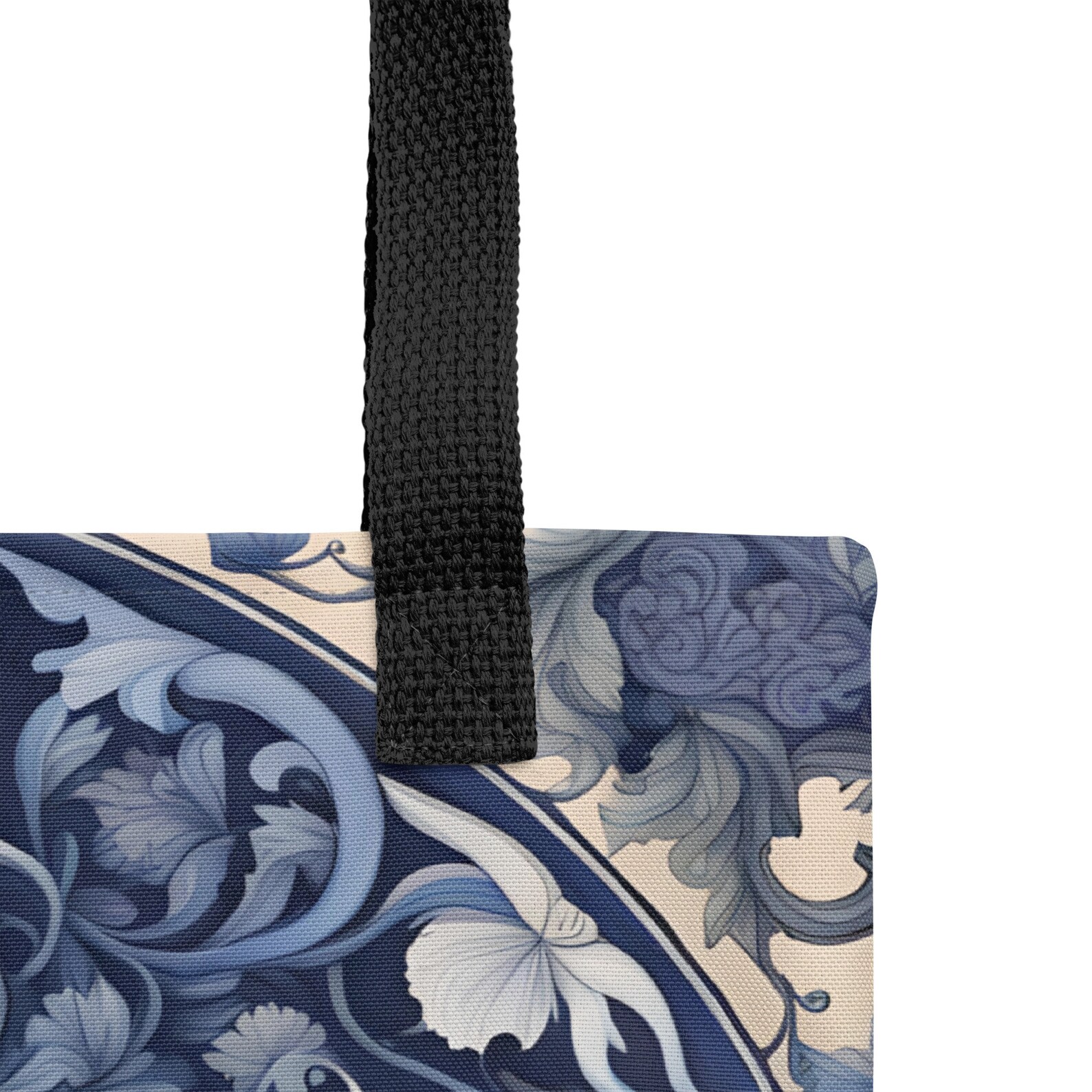 Blue Delft Tote Bag | Carryall | Flow Blue | Delftware | Chinoiserie ...